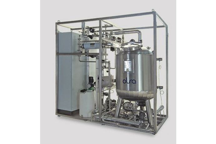 OLSA CIP/SIP Purified Water Buffer Tanks And Sanitary Heat Exchanger