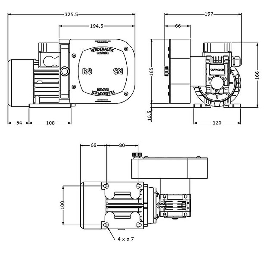 Verderflex - Rapide R8 - Peristaltic Industrial Hose And Tube ...