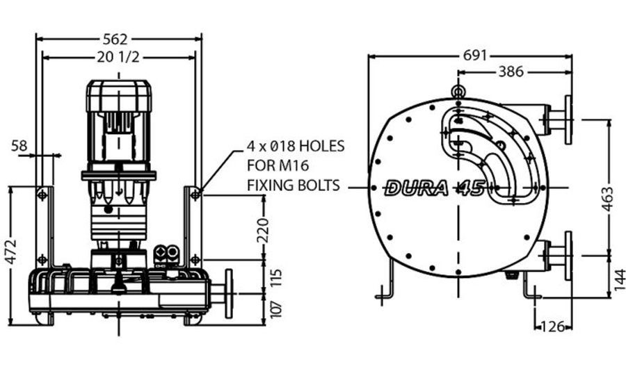 Verderflex - Dura 45 - Peristaltic Industrial Hose And Tube Pumps ...