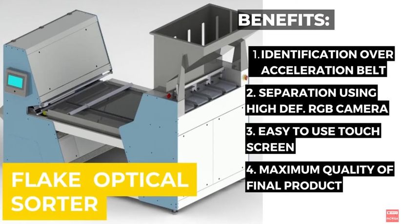 PICVISA - ECOFLAKE - Plastic Flakes Sorting By Picvisa ...
