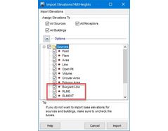 AERMOD View - Import Elevations From AERMAP