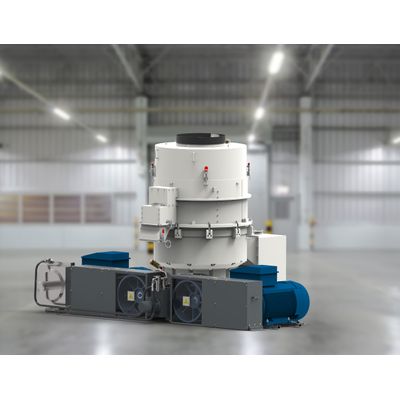 AMANDUS KAHL Pan grinder mill 60-1500 for crushing wood, straw, hay