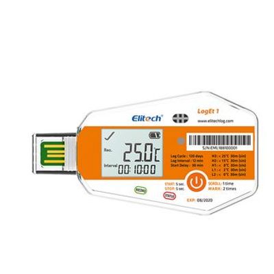 LogEt 1 Single Use PDF Temperature Data Logger