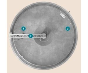 Europelec Scraper Bridge - Sludge Settling