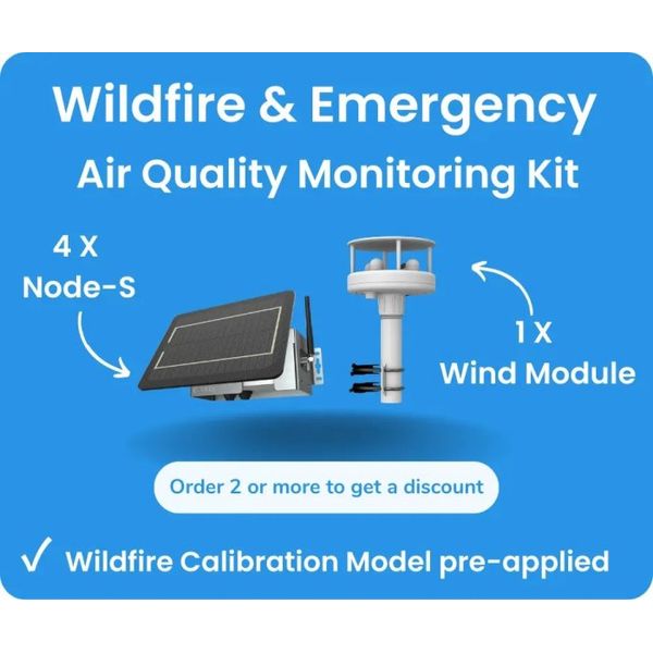 Clarity Wildfire Smoke Monitoring and Emergency Response Air Monitoring Kit