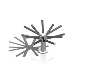 YUBO Wedge Wire Screen Collector with Hub Spokes