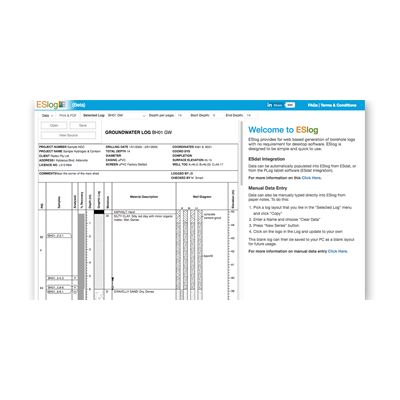ESdat ESlog Borehole Logging Software