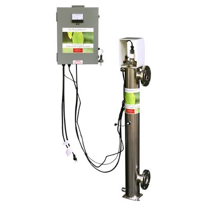 Max Flow 50 Gpm - SAG120A Pro Series Single Pass Flows UV System