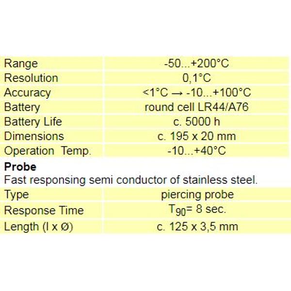 Amarell E 905 050 - 905 052 Electronic Standard Thermometers