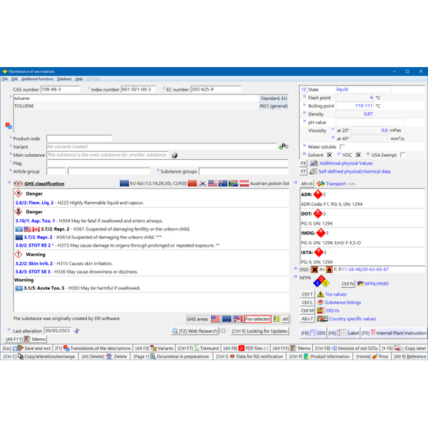 ChemGes Environmental and Safety Management Software