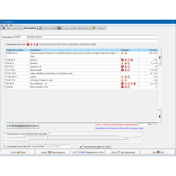 ChemGes Environmental and Safety Management Software
