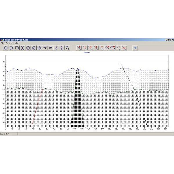 SectionEditor Software for Geological-geophysical Section Creation