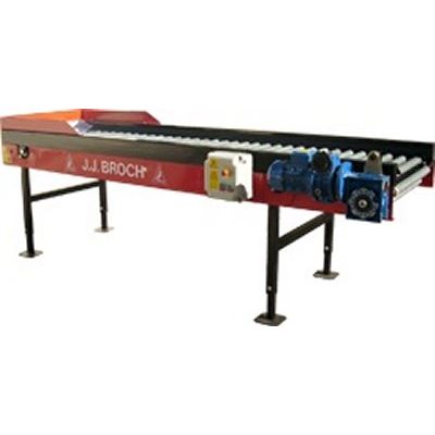 MES-LIMP Garlic Powered Roller Conveyor