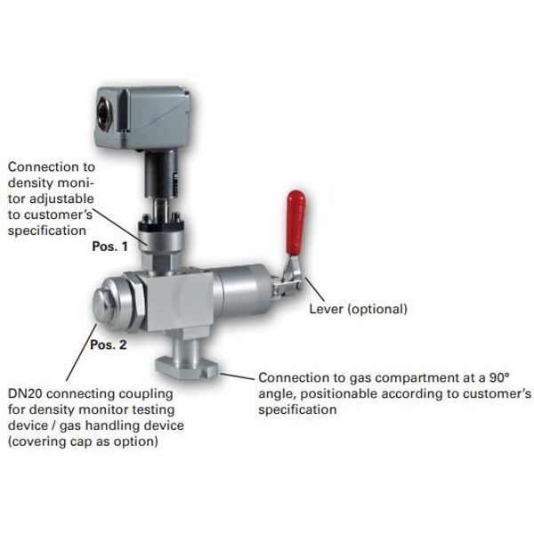 DILO 3-1190-R... Lock Valves for Density Monitors PN16 DN20
