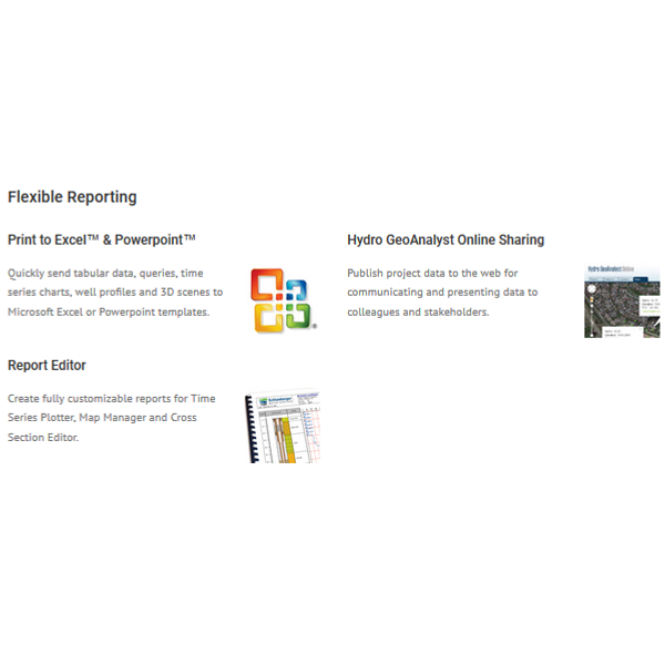 Hydro GeoAnalyst Environmental Data Management Software