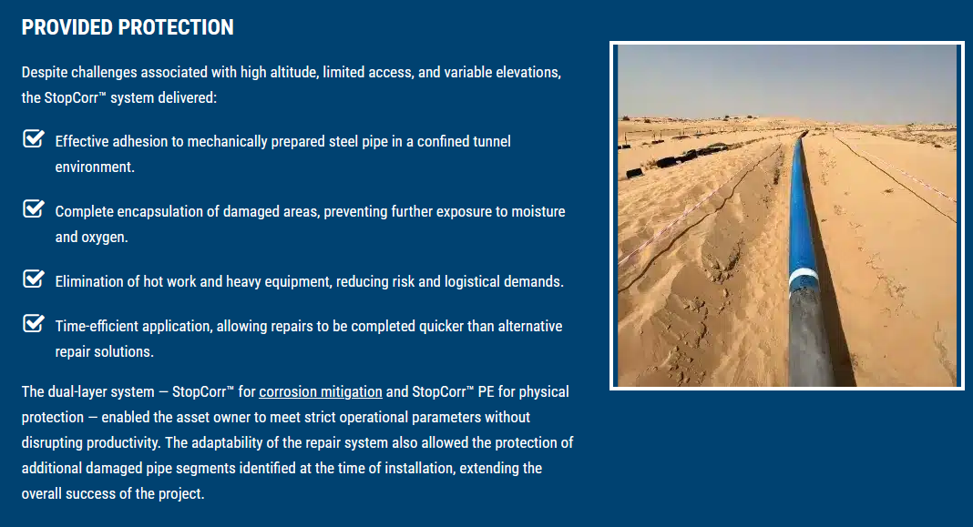 Stopcorr System Provides Corrosion Protection in High Altitude Mining ...