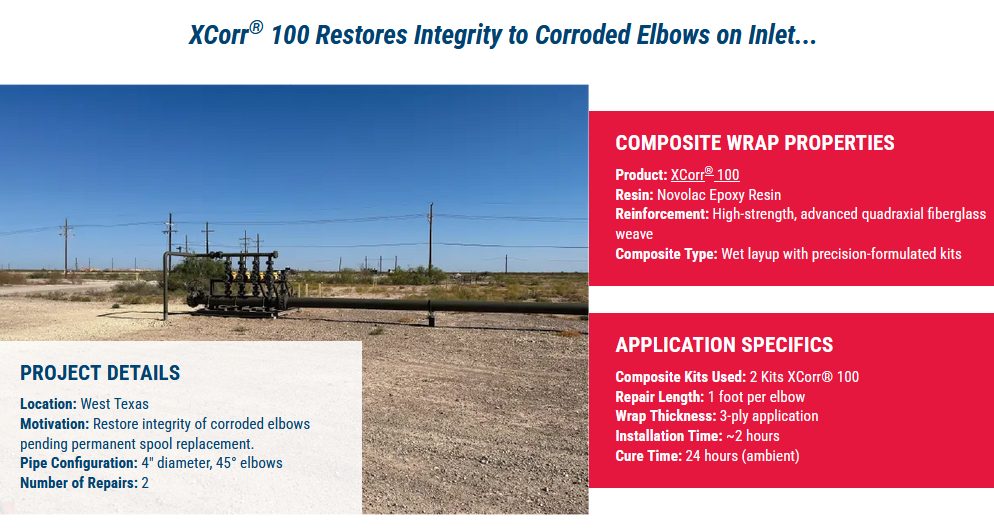 Xcorr 100 Restores Integrity to Corroded Elbows on Inlet Header ...