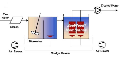 Kamps ZeeWeed Outside-in Ultrafiltration Membrane System